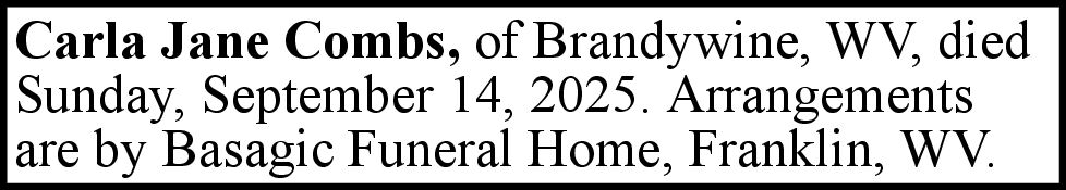 Carla Jane Combs | Obituaries | dnronline.com