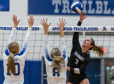 Knights battle to five-set victory over Trailblazers | High School ...