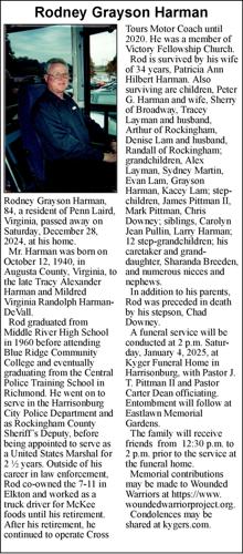 Rodney Grayson Harman | Obituaries | dnronline.com