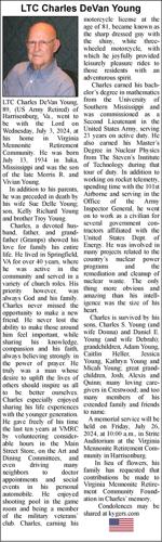 LTC Charles DeVan Young | Obituaries | dnronline.com