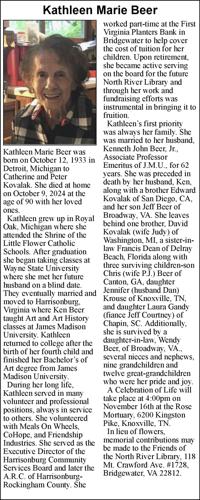 Kathleen Marie Beer | Obituaries | dnronline.com