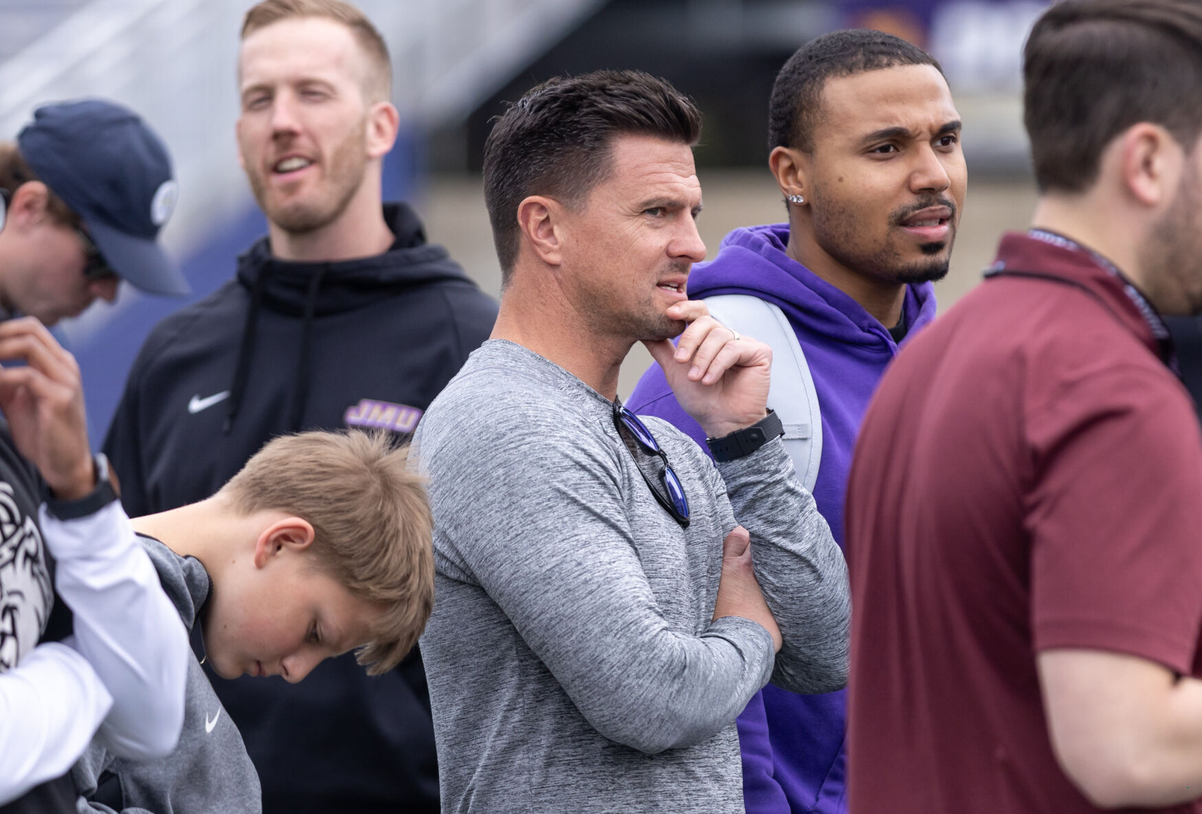 JMU football appreciated former coach Bob Chesney's return at Pro Day ...