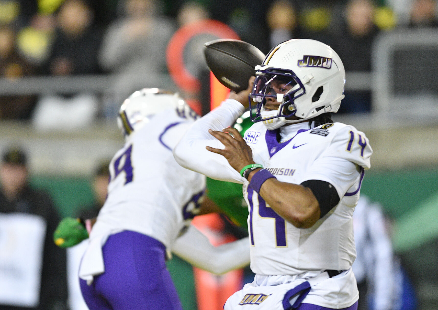 JMU's Alonza Barnett III capped return season with solid CFP ...