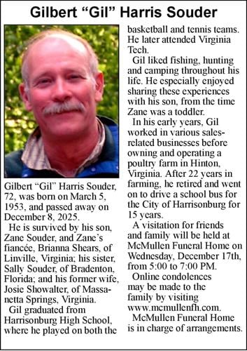 Gilbert “Gil” Harris Souder | Obituaries | dnronline.com
