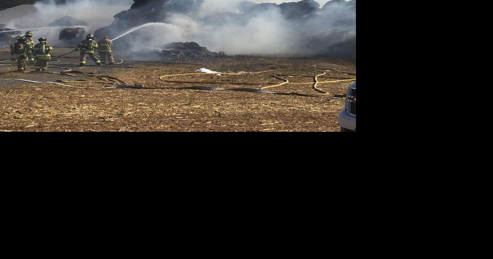 NEW: Seven Fire Companies Battling Large Hay Bale Fire | Update ...