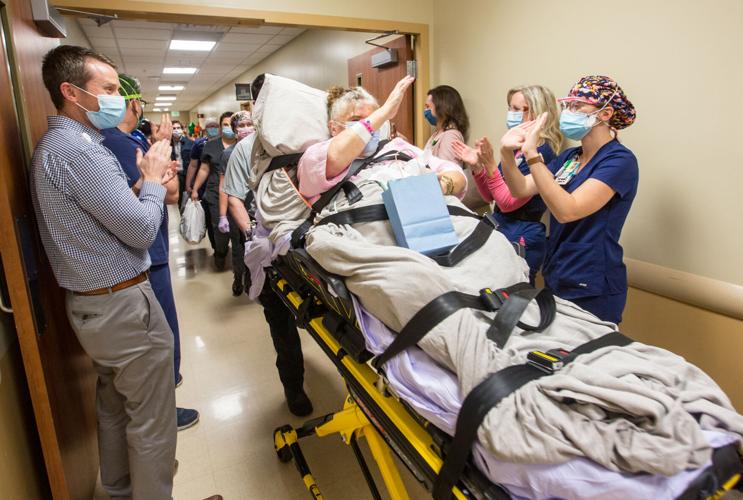 Cubbage Leaves Hospital | Photo | dnronline.com