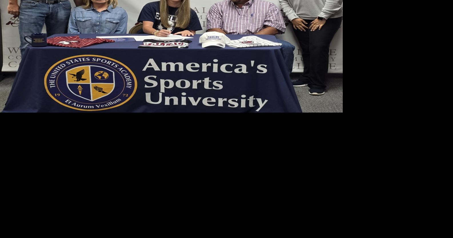 Jaci Hagler of Wallace Lady Govs signs with United States Sports Academy