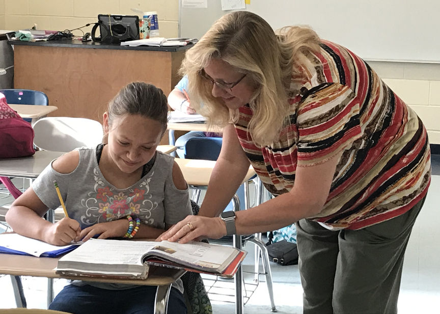 Ellison cherishes seeing students solve problems