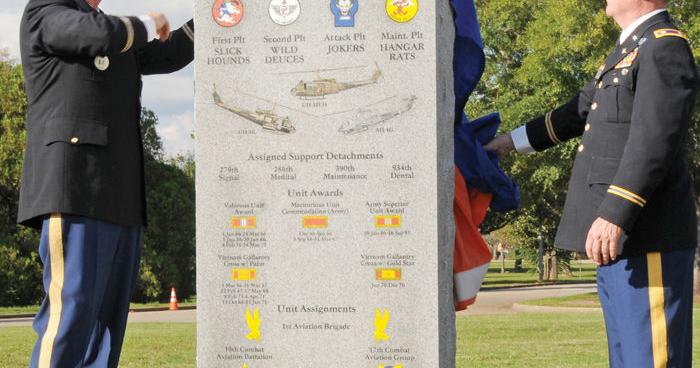 48th Assault Helicopter Company dedicates monument