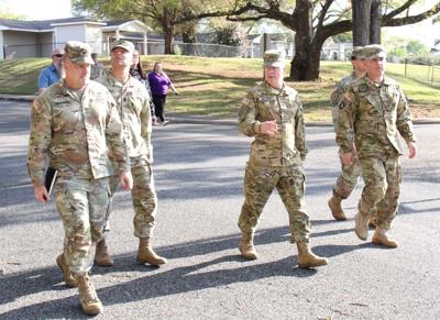 Fort Rucker CG holds housing team walking town hall meeting