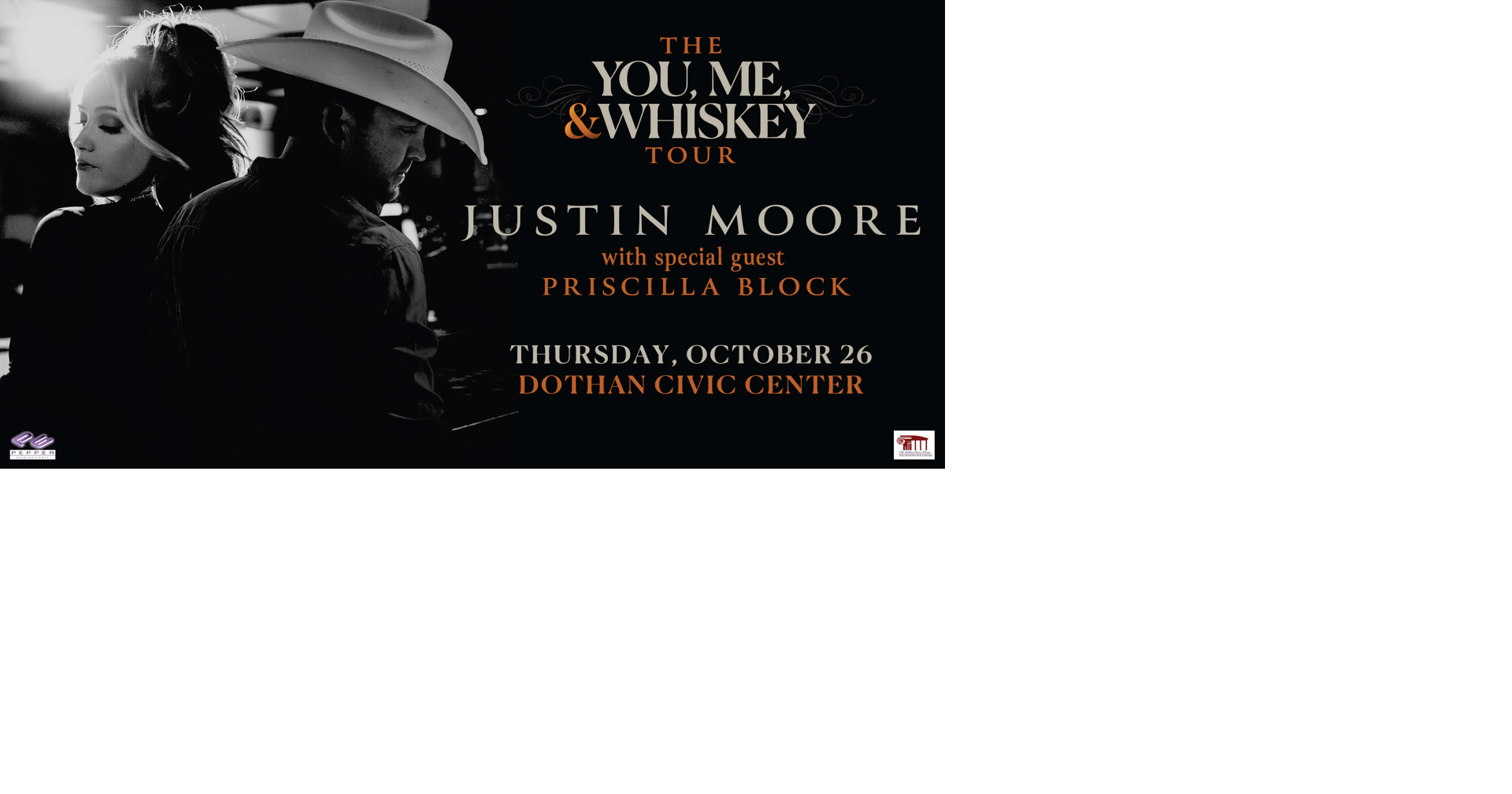 Country star Justin Moore coming to Dothan later this year.
