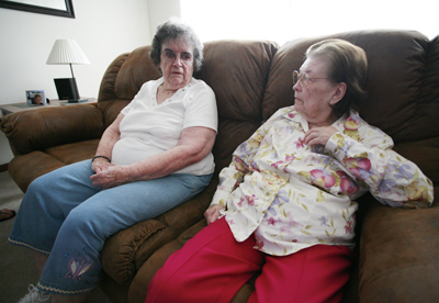 Sisters reunite after 75 years