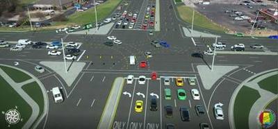 Triple left turn lanes from the Circle to 84 West are next for ...