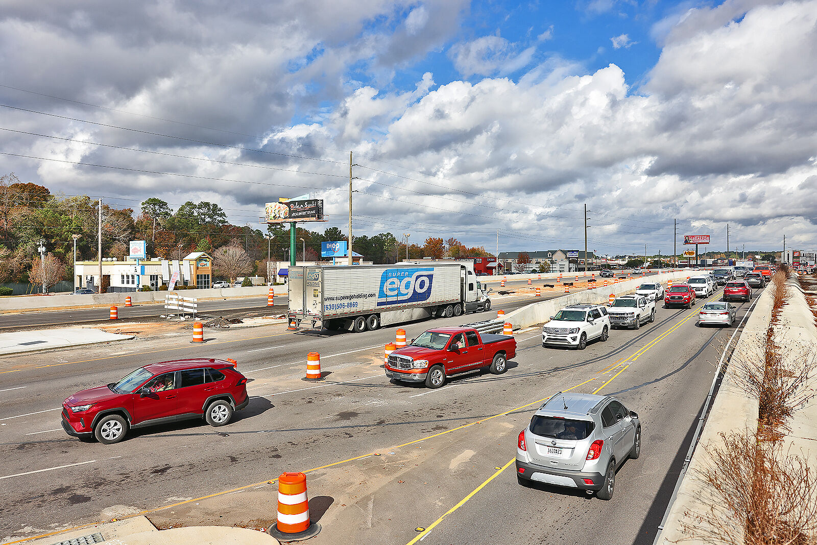 Ross Clark Circle construction schedule