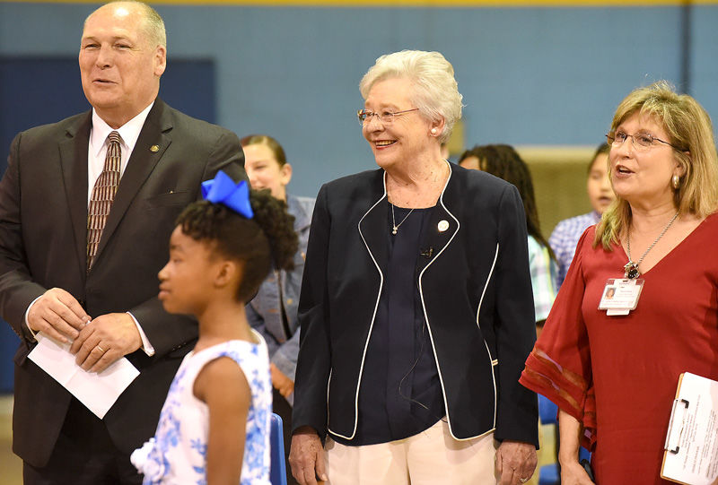 Gov. Kay Ivey encourages Webb Elementary School to dream big