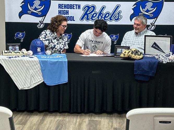 Rehobeth's Shiver signs with LBW baseball program
