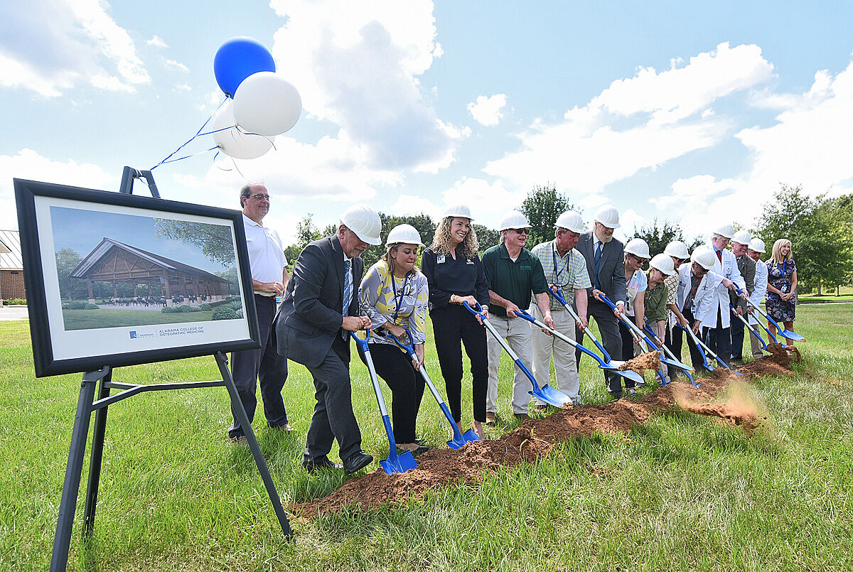 Groundbreaking for open-air pavilion and community garden at ACOM