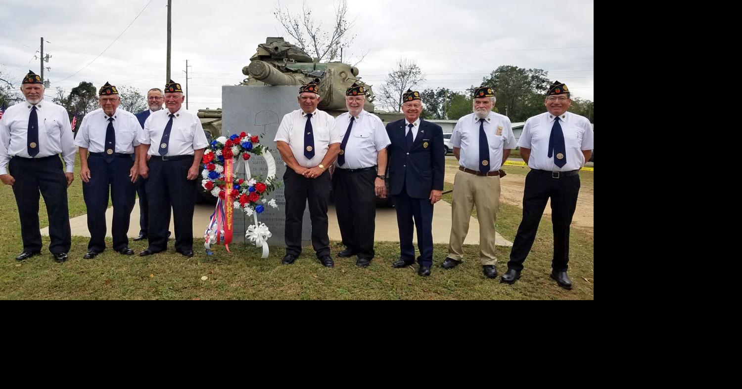 Tank, plaque re-dedicated during Sneads Veterans Day event