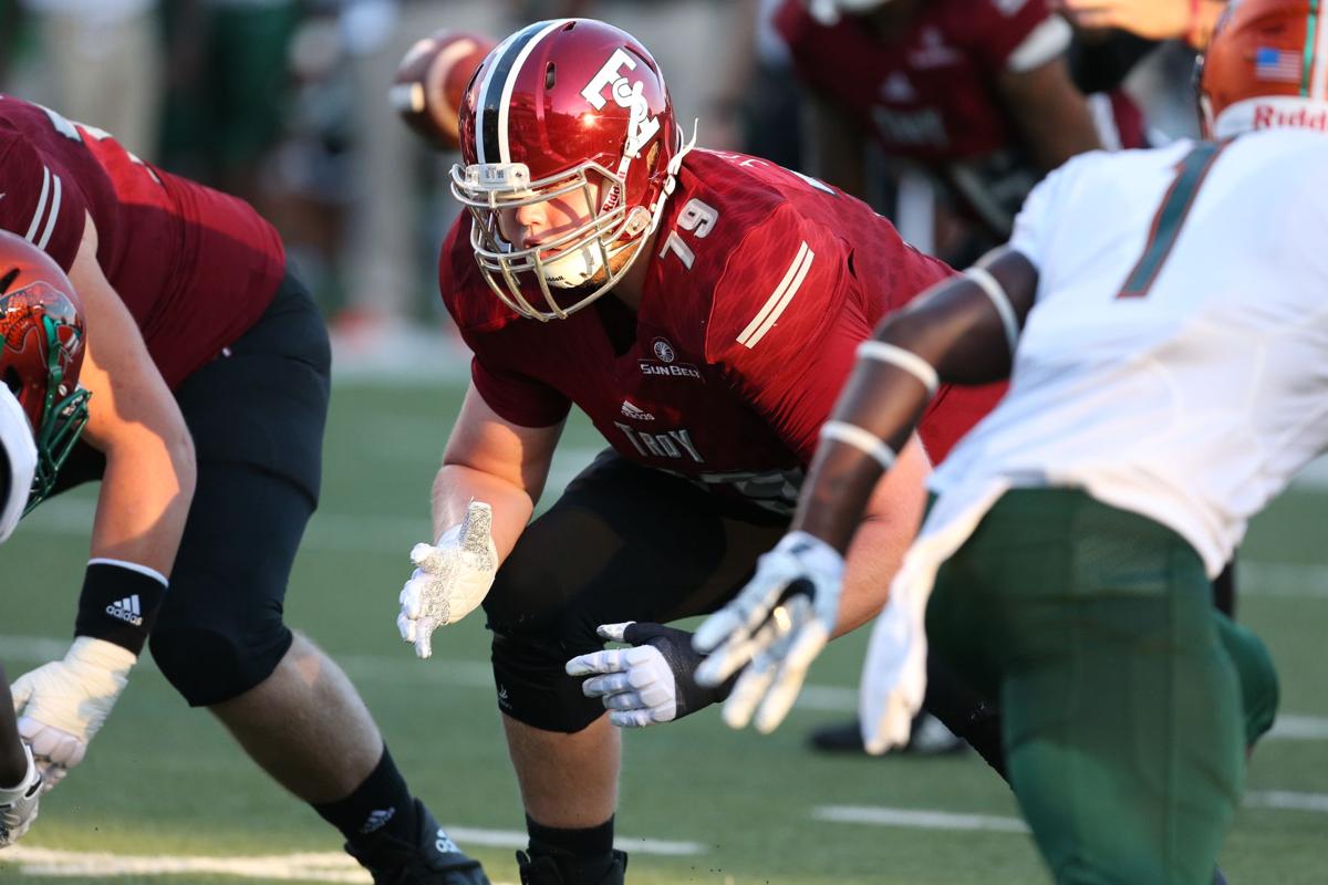 Experience O-linemen are leaders for Troy