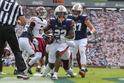 Auburn running back Damari Alston dislocates shoulder, no timetable for ...