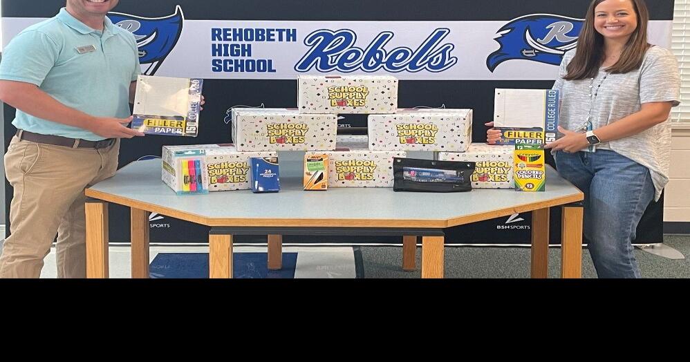 All In Credit Union donates school supplies to Rehobeth High School ...
