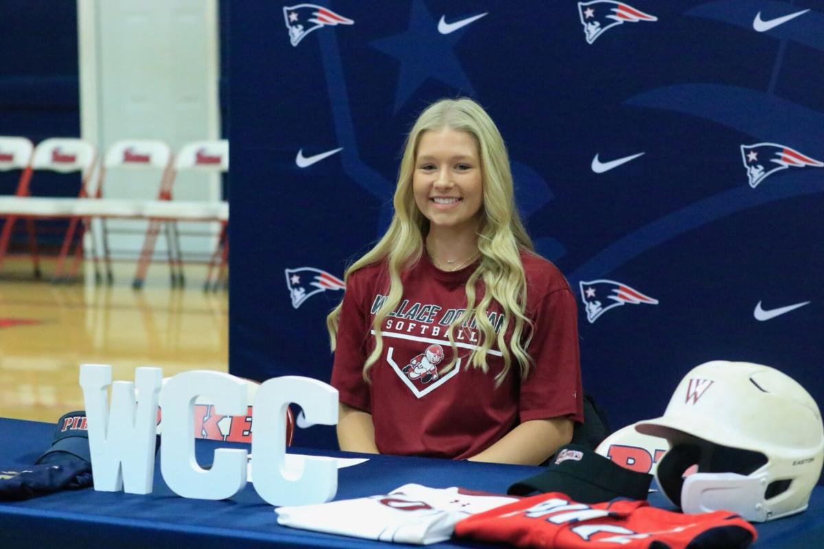 Pike Liberal Arts softball player Haylie Brown signs with Wallace College