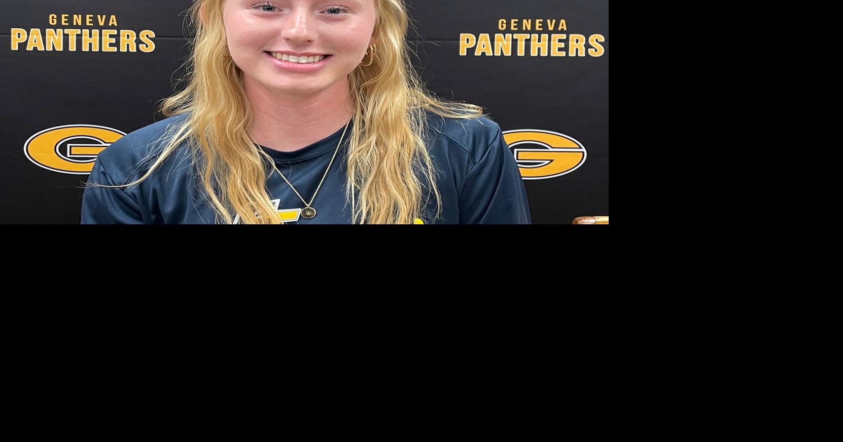 Geneva softball player Ally Henderson signs with Gulf Coast State College