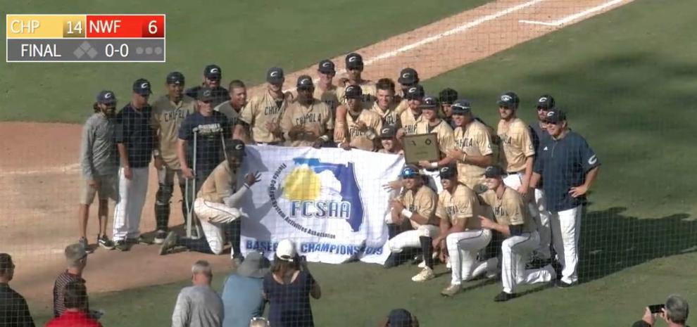Chipola baseball wins third straight state championship