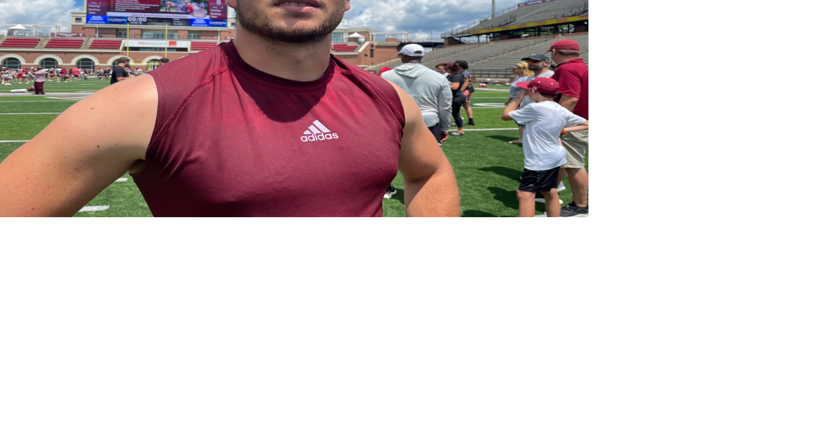 Troy Trojans Kyle Coale now more than just a kicker - he's a proud athlete