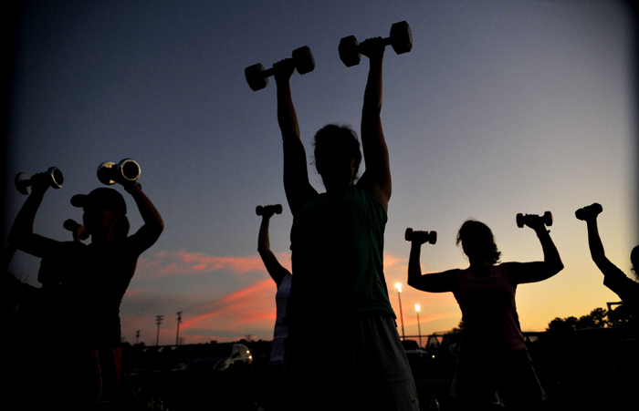 OmniFit workout draws crowd at Westgate Park