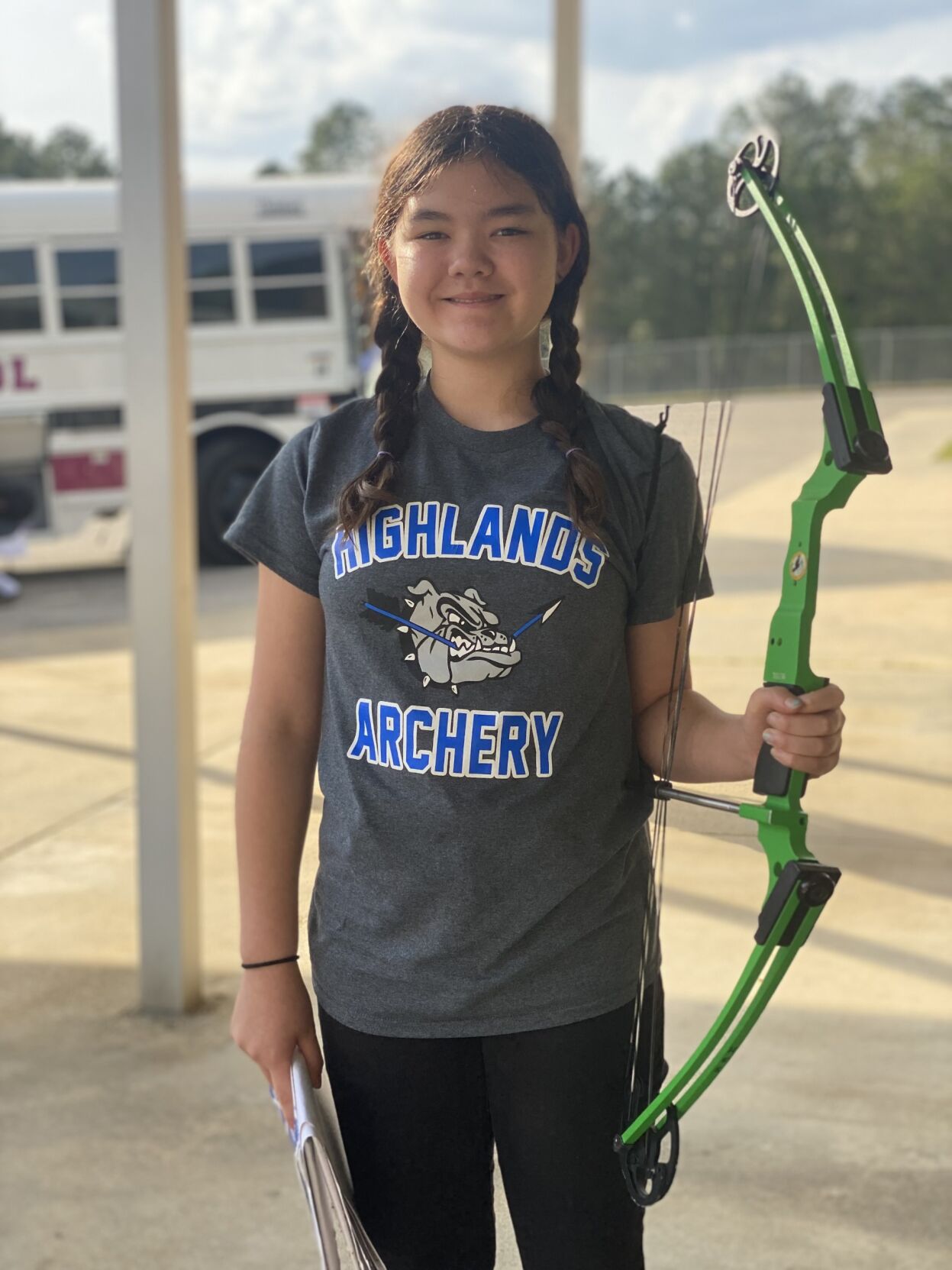 Auden Cain of Highlands Elementary does well in national archery tournament