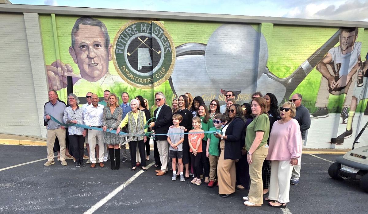 Press Thornton Future Masters Tournament mural unveiled