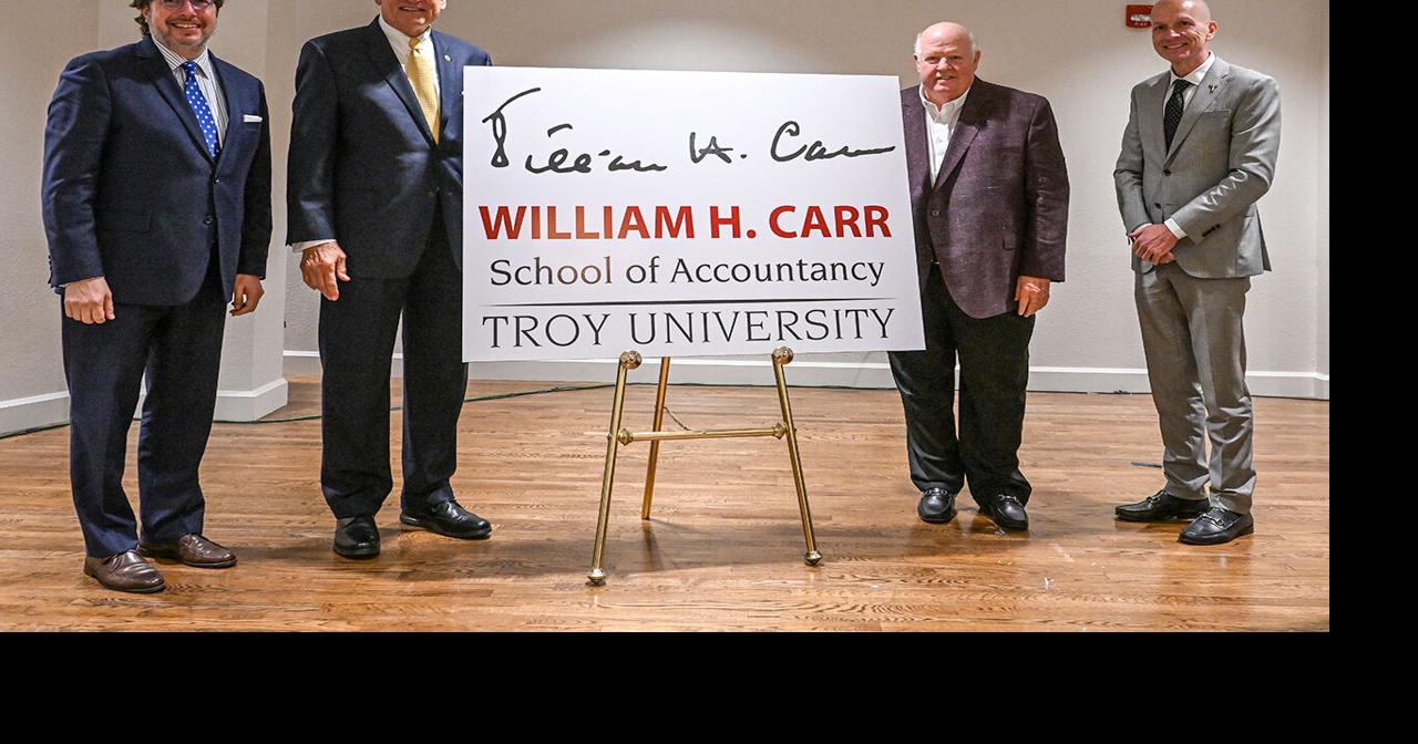 Troy names school in honor of Enterprise native William Carr