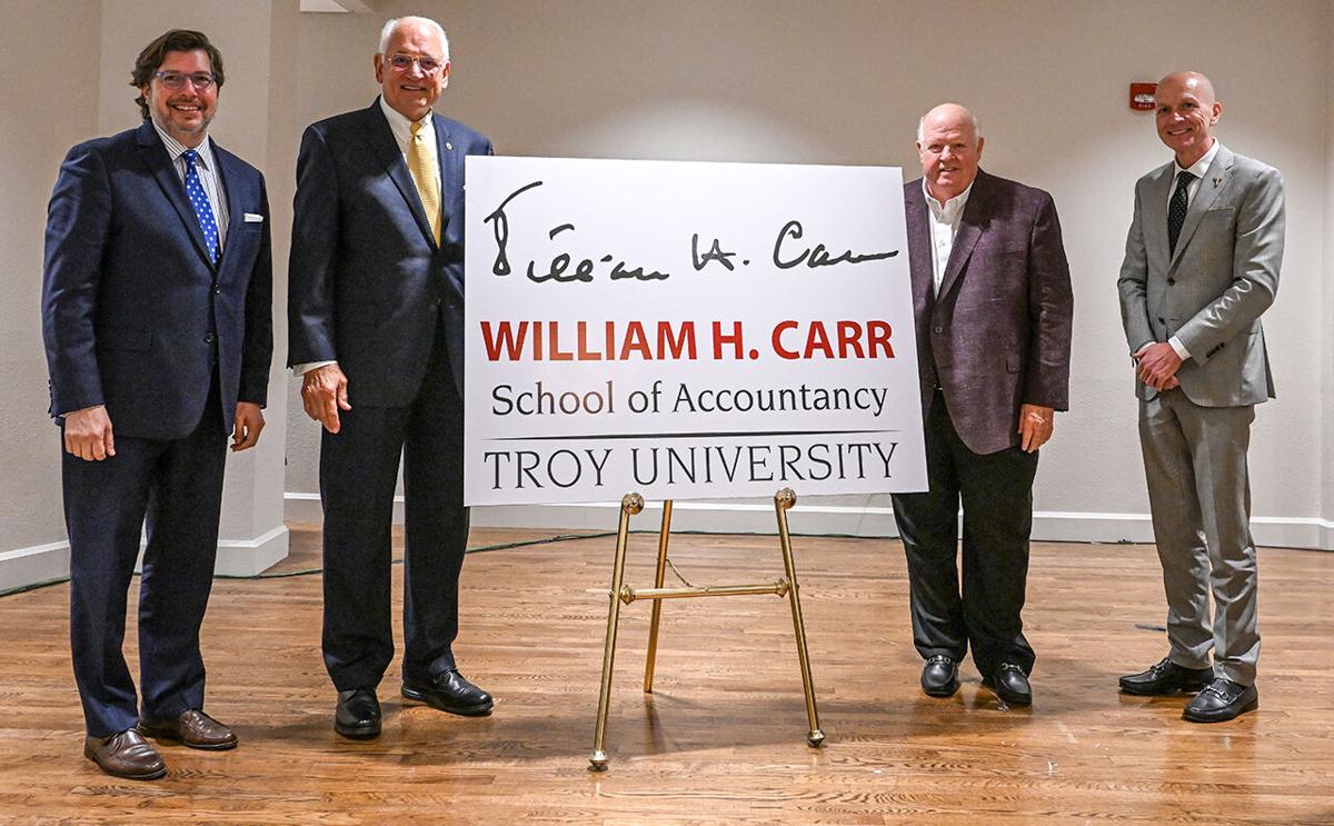 Troy names school in honor of Enterprise native William Carr