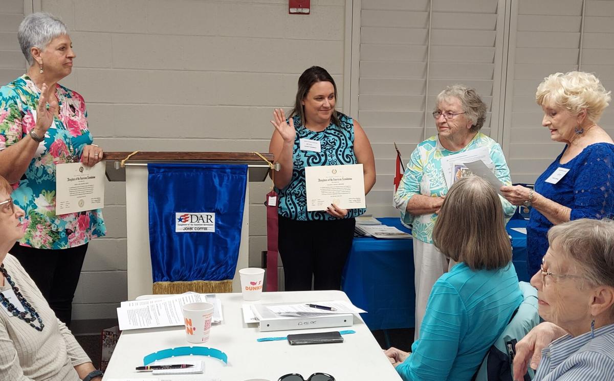 Two members welcomed to DAR chapter