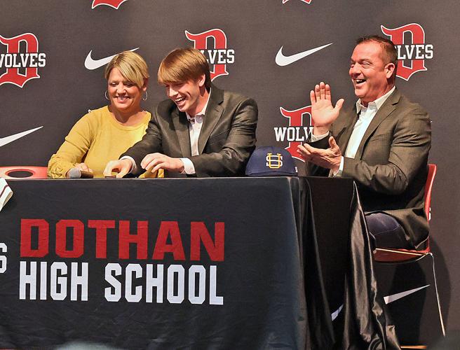 Dothan Wolves athletes choose college destinations