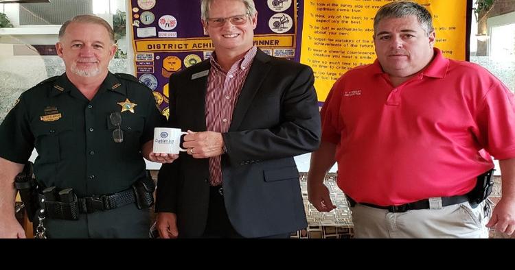 Chipola’s Darwin Gilmore visits Optimist Club