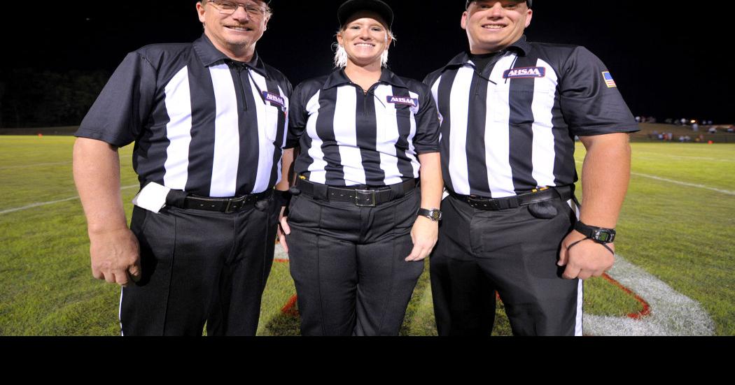 Father referees in same football game with son and daughter
