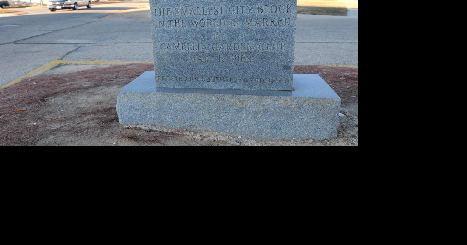 Answer Man: What is the story behind the smallest city block monument?
