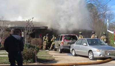 Enterprise home engulfed in flames