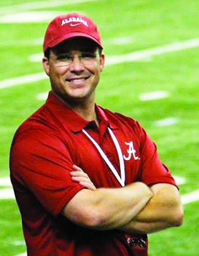 Dothan native Benton Emblom helps Tide on sidelines