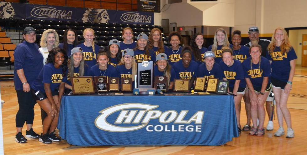 Chipola celebrates national softball title