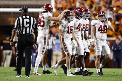 No. 6 Alabama struggling to get out of its own way