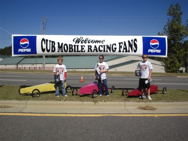 Cubmobile Derby racers built for speed
