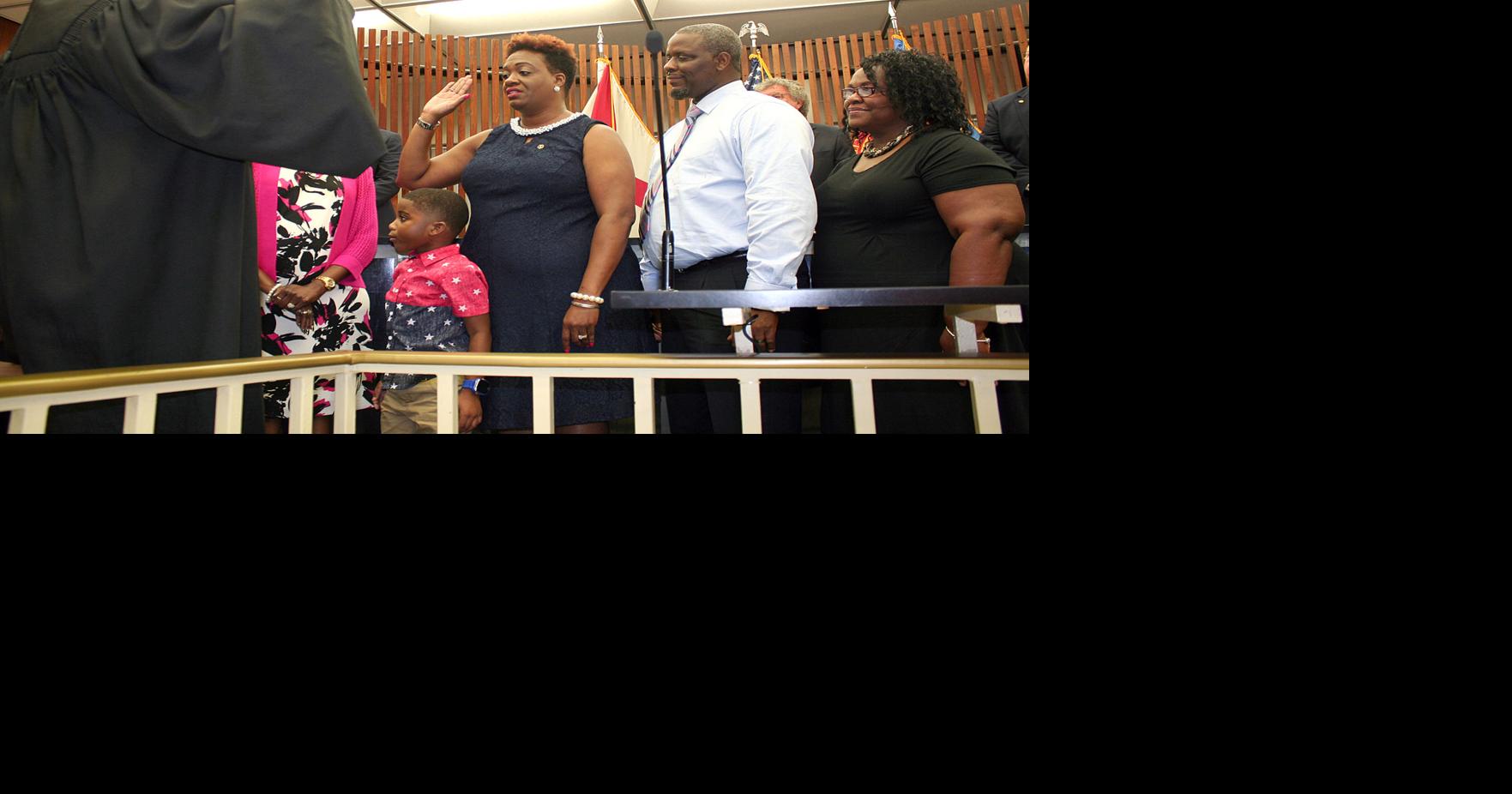 Sonya Rich sworn in at Enterprise City Council meeting