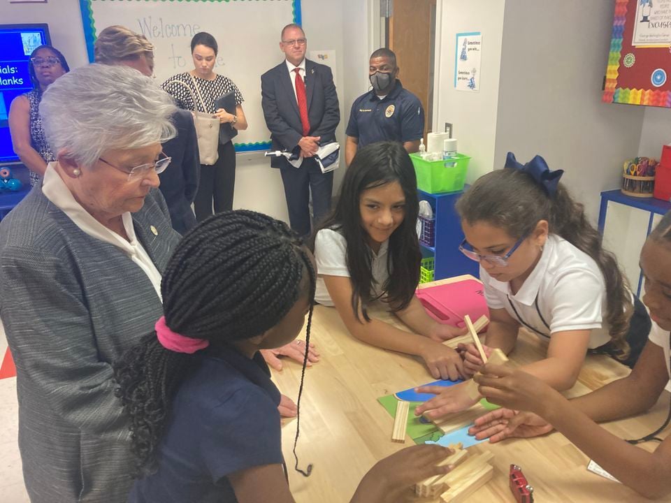 Ivey tours Montgomery school’s new STEM lab, says she has ‘clean bill of health’