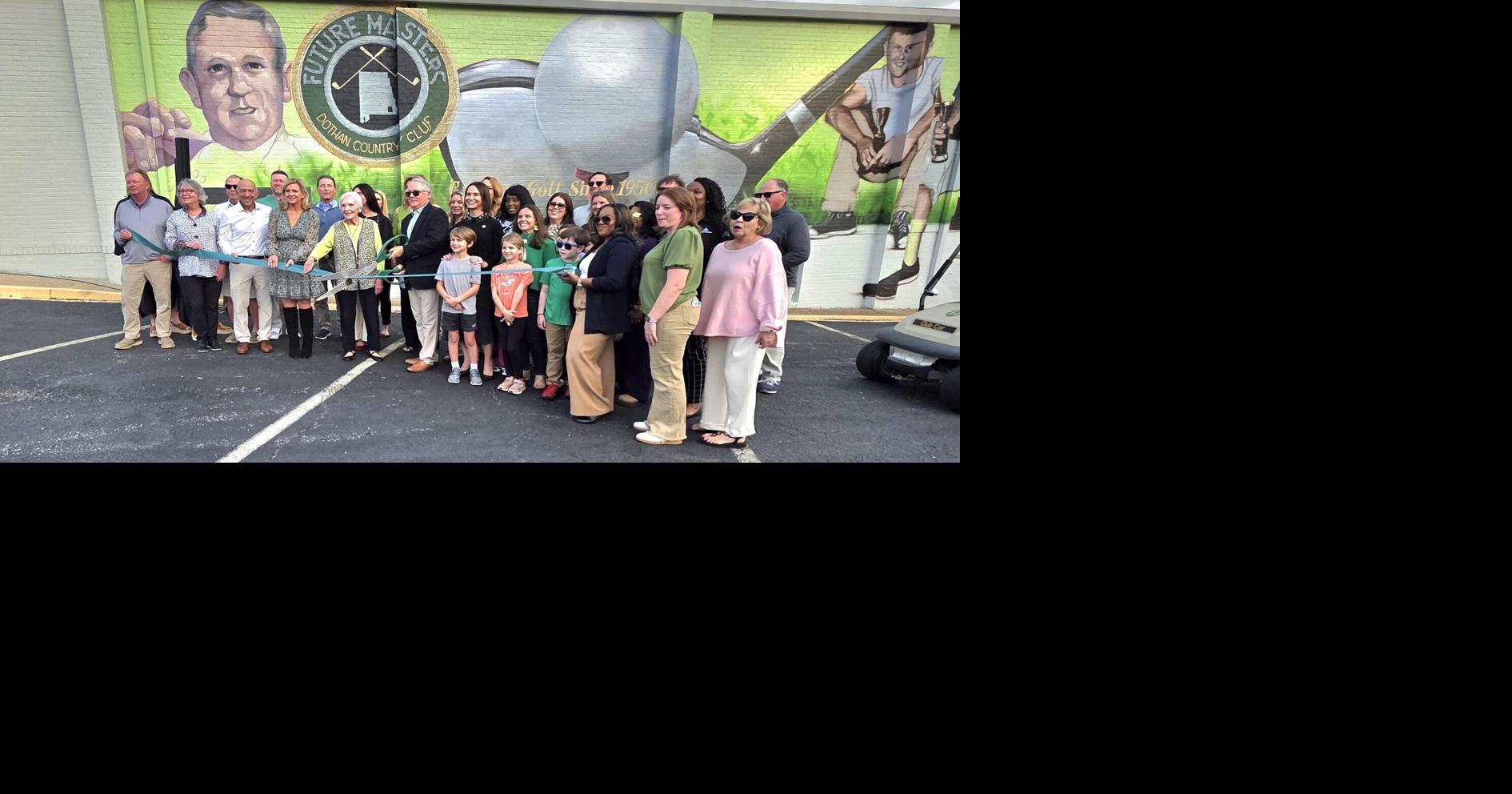Press Thornton Future Masters Tournament mural unveiled