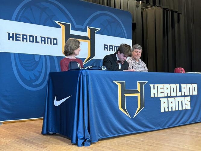 Headland baseball player Trey Scott signs with Coastal Alabama