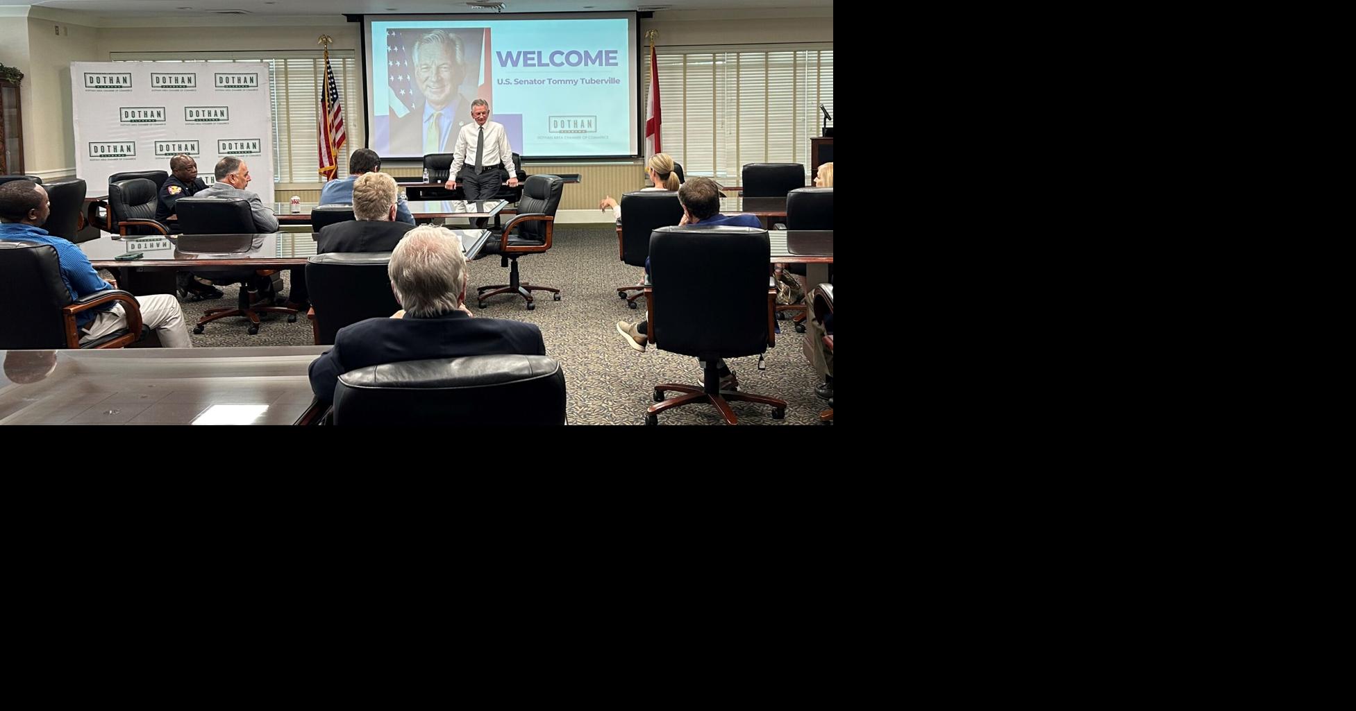 Sen. Tommy Tuberville visits the Wiregrass