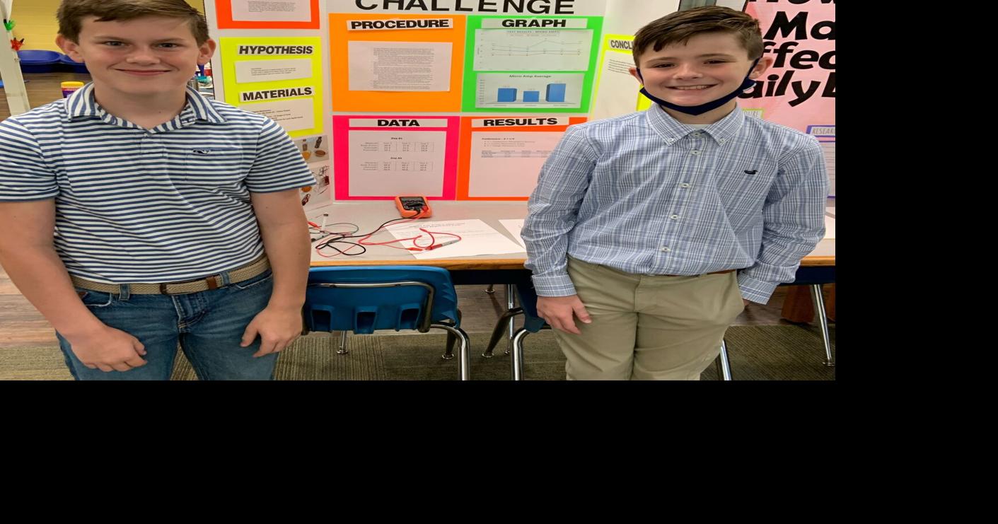Pair place third in state Science Fair